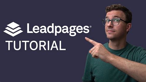 Leadpages Tutorial How To Create A Landing Page YouTube