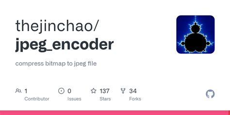 github thejinchao jpeg encoder compress bitmap to jpeg file