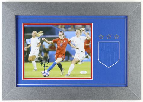 Rose Lavelle Signed Team Usa Custom Framed Photo Jsa Pristine Auction