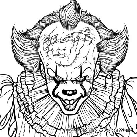Pennywise Coloring Pages Free And Printable