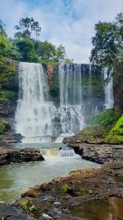 ទឹកជ្រោះប៊ូស្រា ទឹកជ្រោះប៊ូស្រា រតនៈគិរី Youtubeshorts Cambodia Travel Youtube
