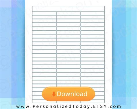 Printable Blank Columns Charts With Header One Two Three Four And Five Columns Table