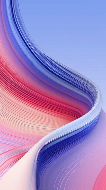 Premium Ai Image A Close Up Of A Cell Phone With A Curved Design Generative Ai