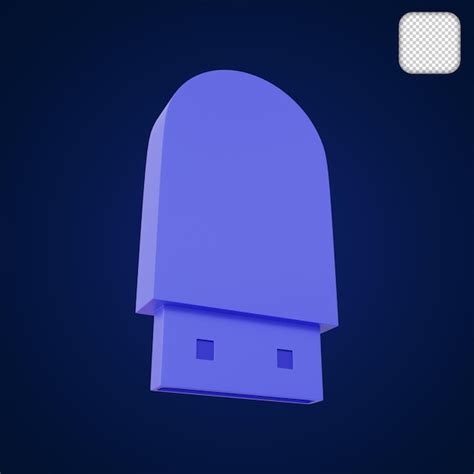 Premium Psd Flash Disk Icon 3d Illustration