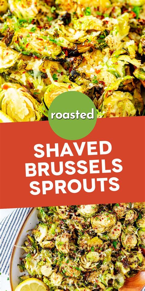 Crispy Roasted Shaved Brussels Sprouts Recipe In 2023 Shaved Brussels Sprouts Recipe