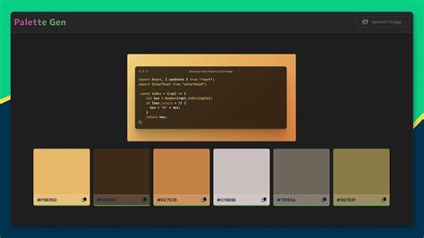 React And Nextjs Project Build A Color Palette Generator From Images Youtube