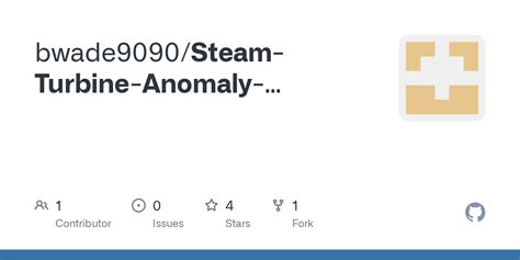 Github Bwade9090 Steam Turbine Anomaly Detection