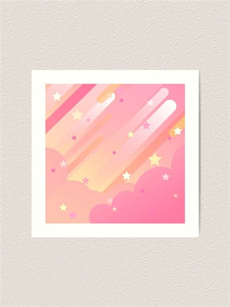 Steven Universe Clouds Art Print By Fantasylife Redbubble