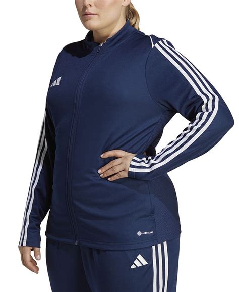Adidas Plus Size Tiro 23 Zip Up Track Jacket And Reviews Activewear