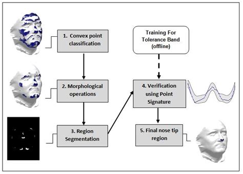 Framework Of The Proposed Nose Tip Region Detection Download