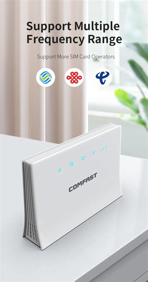 COMFAST G Mobile Router CF ER Mbps With SIM Card Slot Alibaba Com