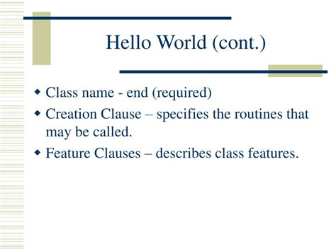 Ppt Eiffel Programming Language Powerpoint Presentation Free Download Id869251