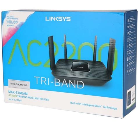 Router Linksys Mr8300 Mesh Tri Band Ac2200 Wifi 5 • Gostore