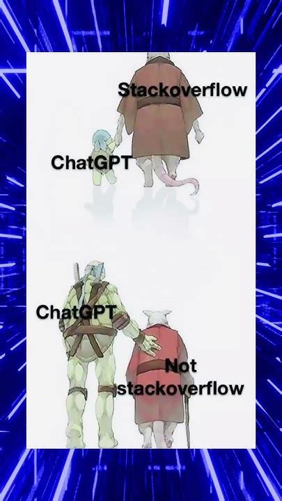 chatgpt vs stackoverflow memes funny viral shorts tech tmnt