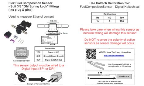 Haltech Flex Fuel Composition Sensor Full Function Engineering