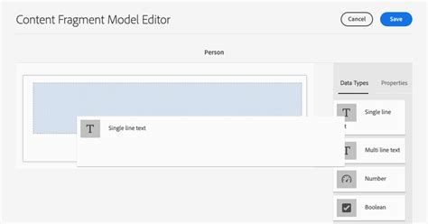 creating content fragment models headless setup adobe experience