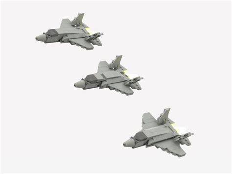 Mini Lego Models Of All 3 Variants R F35lightning