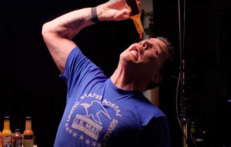 Hot Ones Season 14 Finale Watch Steve O Pour Hot Sauce Into His Eye Maxim