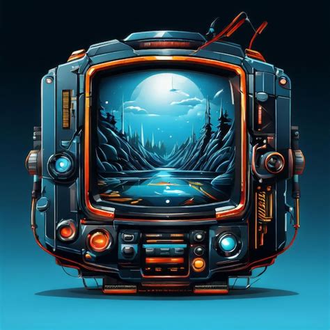 Premium Vector Futuristic Spaceship With A View Of The Planet Futuristic Spaceship With A View