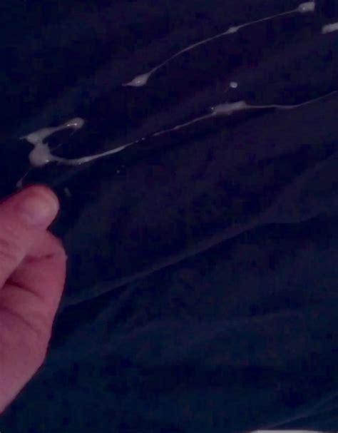 Uncut Aussie Bloke Shoots Over His Dark Sheets