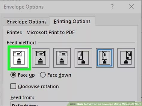 how to print on an envelope using microsoft word with pictures artofit