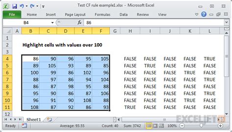 Test Conditional Formatting With Dummy Formulas Exceljet