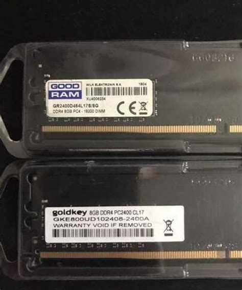 Оперативная память Ddr4 8gb 2 плашки Вся Россия Комьютерные аксессуары и комплектующие