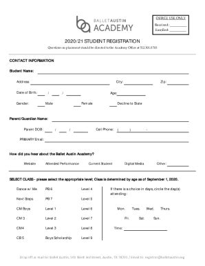 Fillable Online Parent DOB Fax Email Print PdfFiller