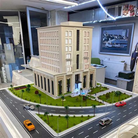 Architectural Maquette Architectural Scale Model 3d Building Modeling Construction Projects