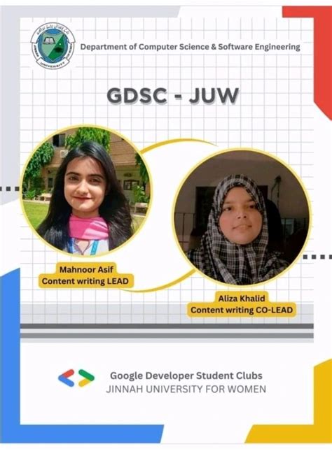 Mahnoor Asif On Linkedin Gdsc Contentwriting Juw