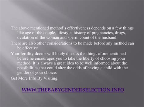 Ppt What You Should Know About Gender Selection Methods Powerpoint