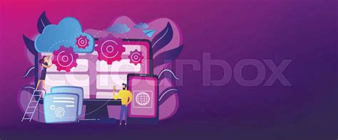 Programmers Develop Program For Platforms Cross Platform Pr Colourbox