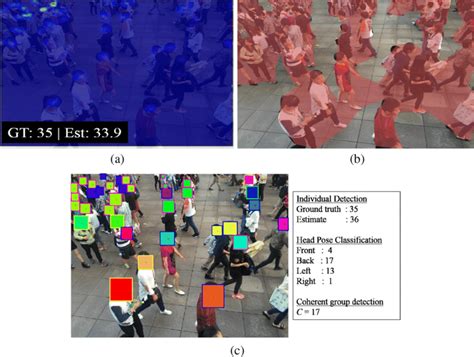 Top A Crowd Density Estimation 34 And B Crowd Segmentation 13 Are Download Scientific