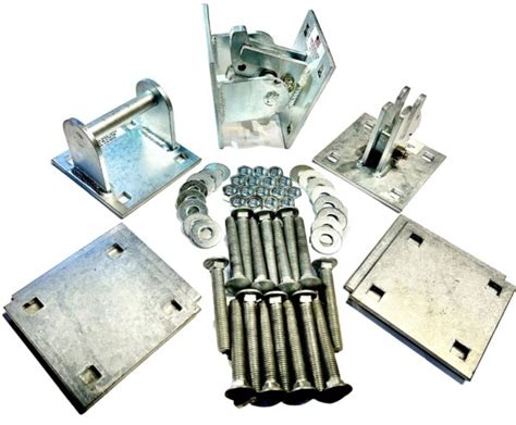 Complete Floating Dock Hinge Kit Galvanized DockLatches Com