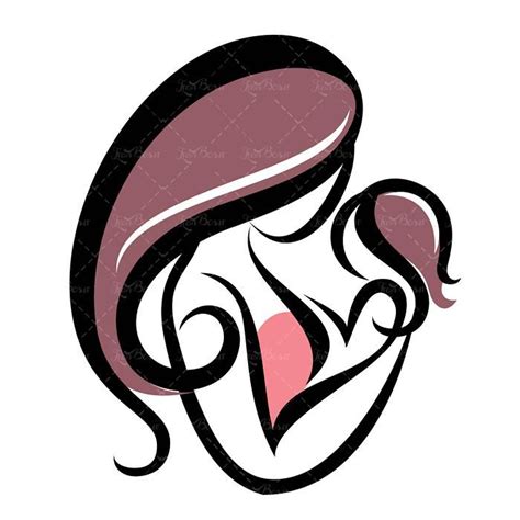 وکتور زنان و نازایی وکتور زن باردار وکتور مادر و نوزاد 6 ایران طرح