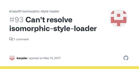 Cant Resolve Isomorphic Style Loader · Issue 93 · Kriasoftisomorphic Style Loader · Github