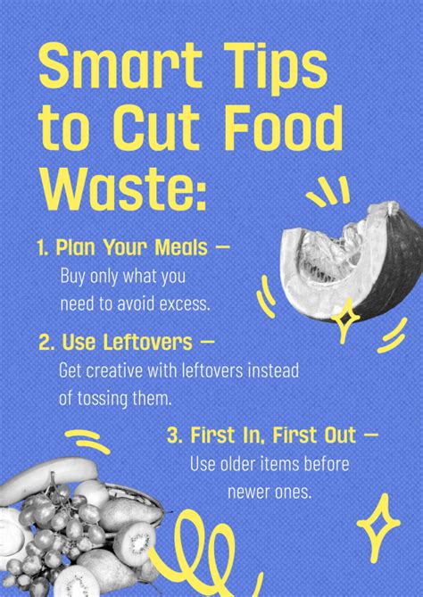 Reduce Food Waste Today Flyer Join The Campaign For Sustainability And
