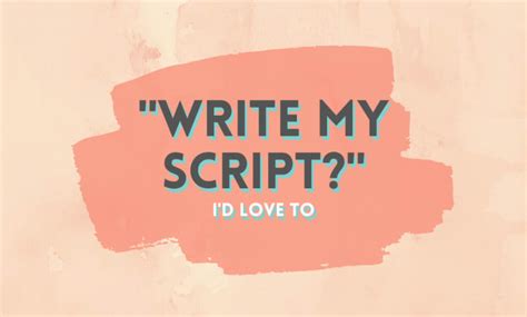 Ghostwrite Your Movie Or Tv Script Idea By Jessicadavis944 Fiverr