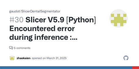 Slicer V59 Python Encountered Error During Inference Python Failed To Find Nnunet Predict
