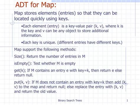 Ppt Adt For Map Powerpoint Presentation Free Download Id5080316