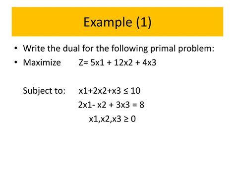 Ppt Chapter 4 Duality And Post Optimal Analysis Powerpoint Presentation Id5569177