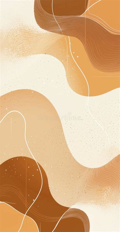 Modern Minimalist Abstract Background Featuring Overlapping Wavy
