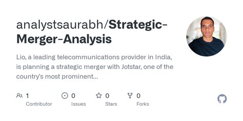 Github Analystsaurabhstrategic Merger Analysis Lio A Leading Telecommunications Provider In