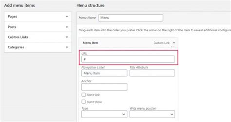 How To Create Wordpress Menu Items Without A Link Qode Interactive