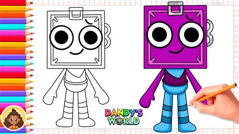 How To Draw Boxten From Dandys World Youtube