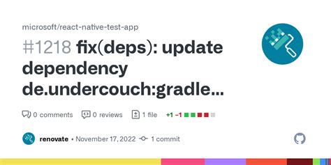 Fixdeps Update Dependency Deundercouchgradle Download Task To V530 Autoclosed By