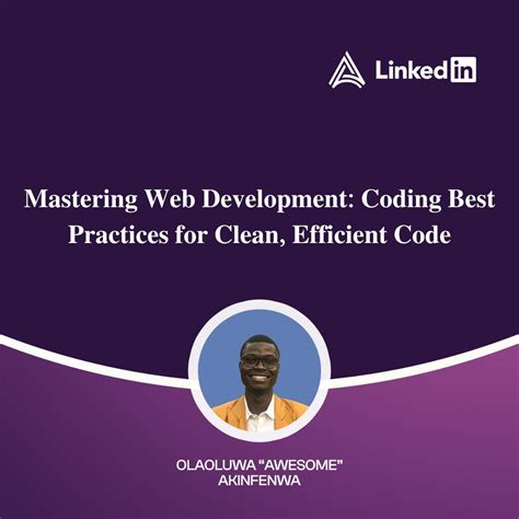 Olaoluwa Akinfenwa On Linkedin Codingbestpractices Webdevelopment