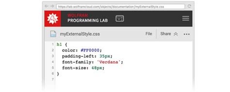 Customize Formatting Of Embedded Html—wolfram Documentation