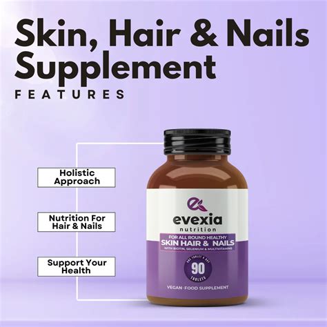 Evexia Skin Hair And Nails Supplements For Women Evexia Nutrition Uk