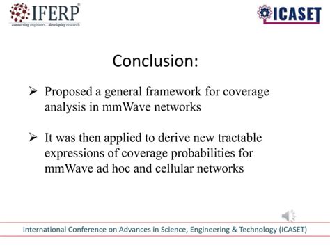 Design And Analysis For Millimeter Wave Networks Using Antenna Arrays Ppt